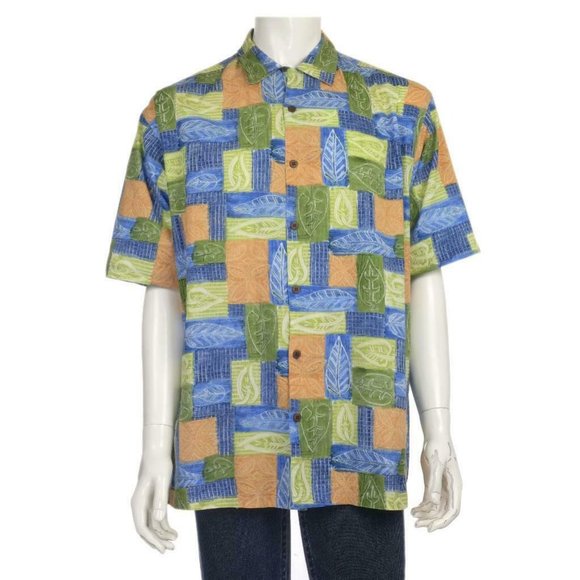 Malibu Dreams | Shirts | Vintage 9s Malibu Dreams Shirt Sz L Patchwork ...